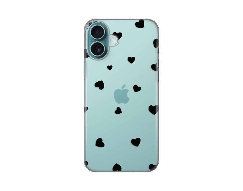 Silikonska futrola PRINT Skin - iPhone 16 Plus 6.7 Hearts