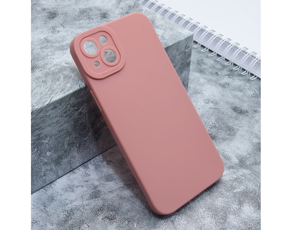 Silikonska futrola Pro Camera - iPhone 14 Plus (6.7) roze (MS)