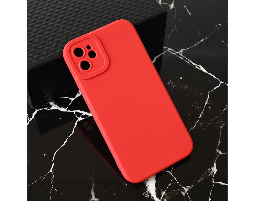 Silikonska futrola Teracell Giulietta - iPhone 11 6.1 mat crvena