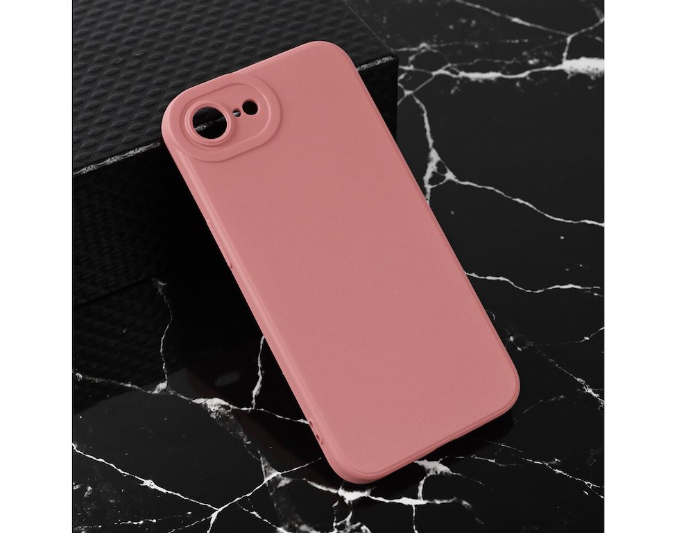 Silikonska futrola Teracell Giulietta - iPhone 16e 6.1 mat roze