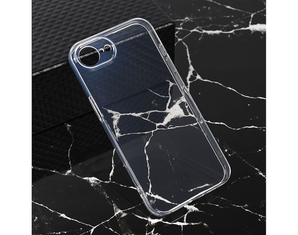 Silikonska futrola Teracell Giulietta - iPhone 16e 6.1 Transparent