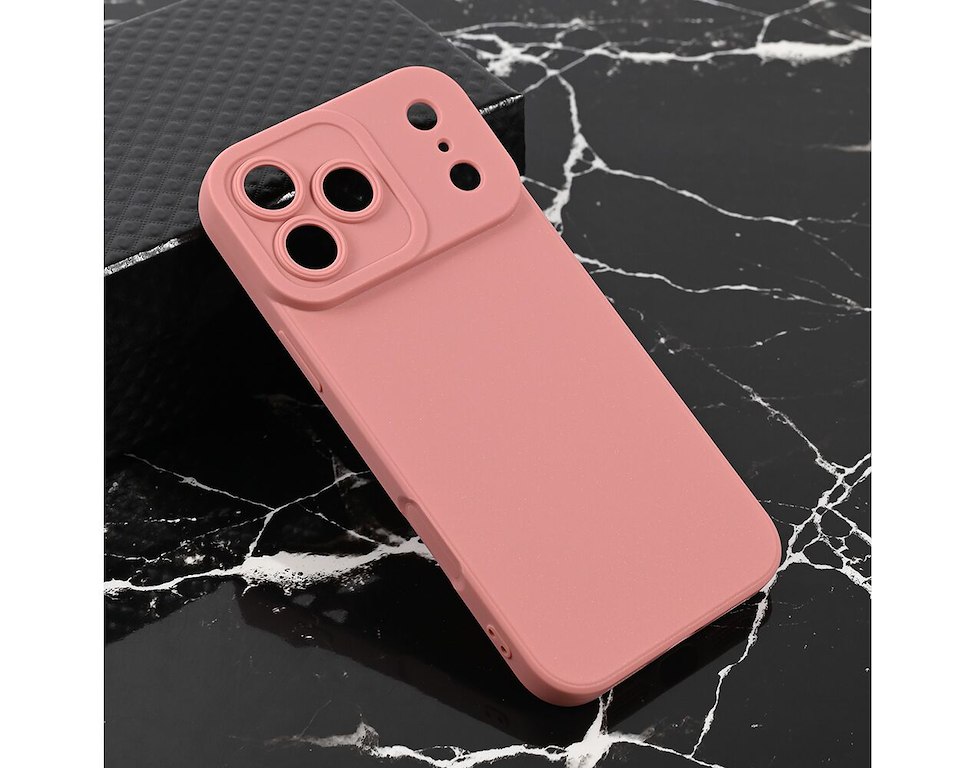 Silikonska futrola Teracell Giulietta - iPhone 17 Pro Max 6.9 mat tamno roze