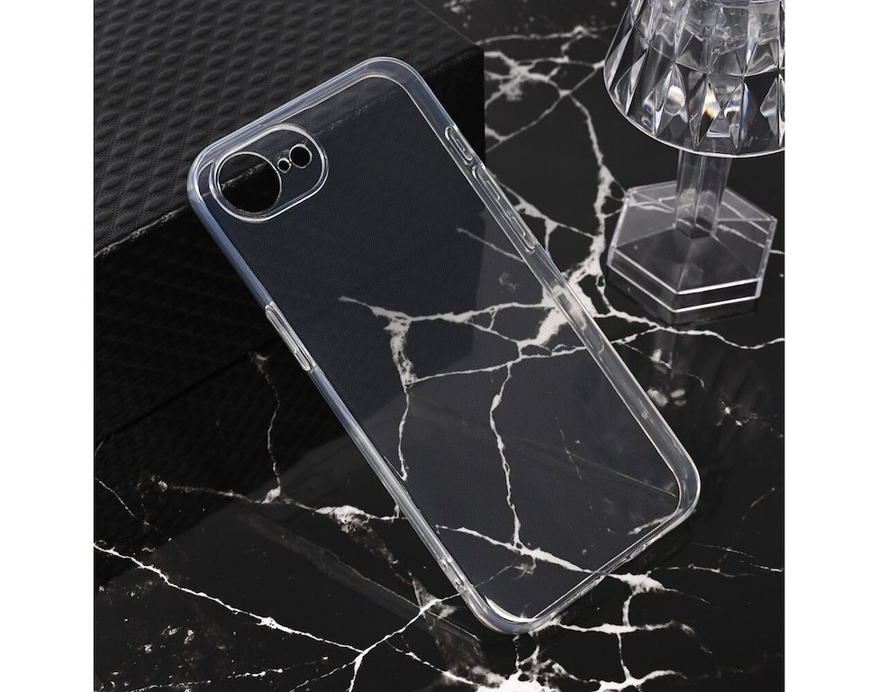 Silikonska futrola Ultra Thin - iPhone 16e Transparent