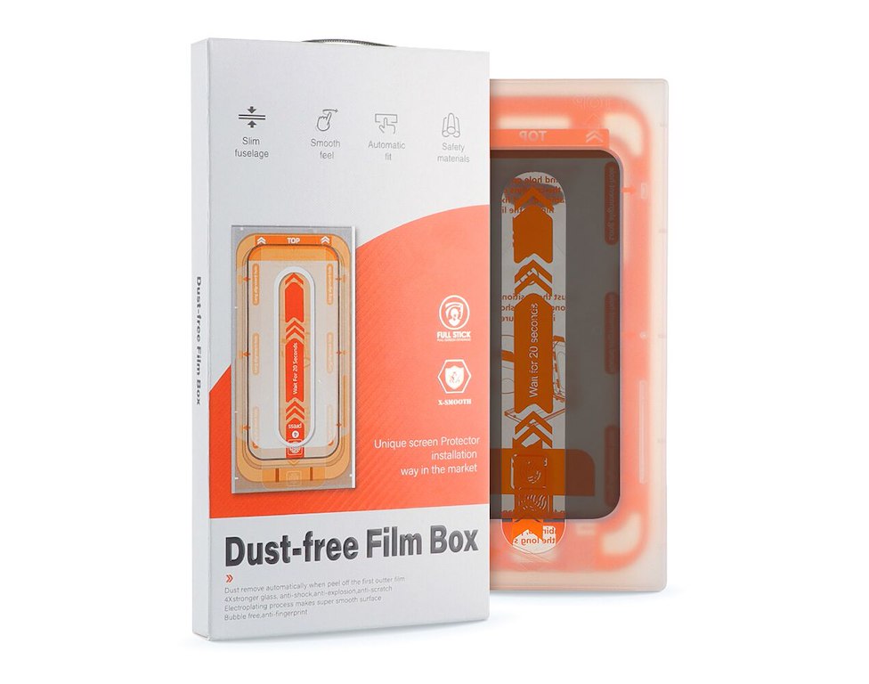Zastitna folija za ekran GLASS FILM BOX - DUST FREE PRIVACY za iPhone 16 Pro Max (6.9) (MS)