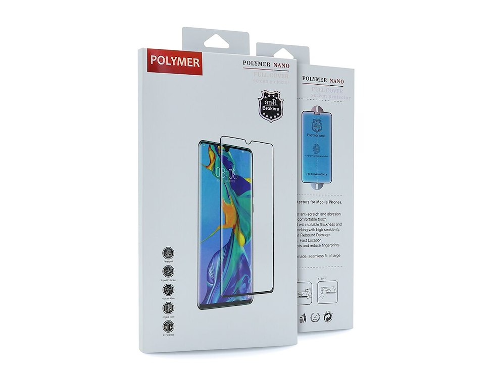 Zastitna folija za ekran POLYMER NANO - iPhone 15 Pro Max (6.7)/iPhone 16 Plus (6.7) crna (MS)