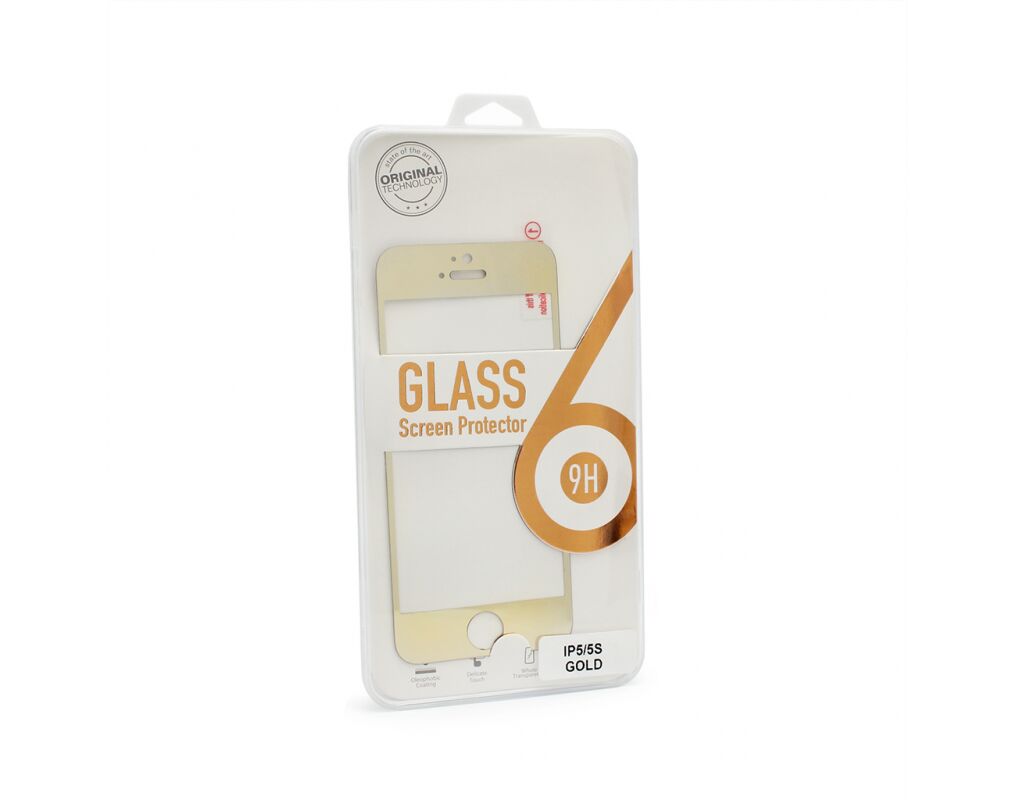 Zastitno Staklo Tempered glass - iPhone 5 zlatni