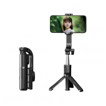 Stativ Tripod Wireless + Selfie Stick REMAX P16 0.8m crni