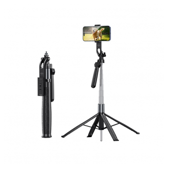 Stativ Tripod Wireless + Selfie Stick REMAX P30 1.8m crni