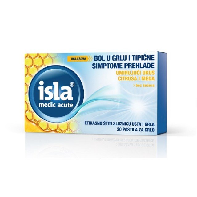 ISLA MEDIC ACUTE CITRUS+MED PASTILE A20
