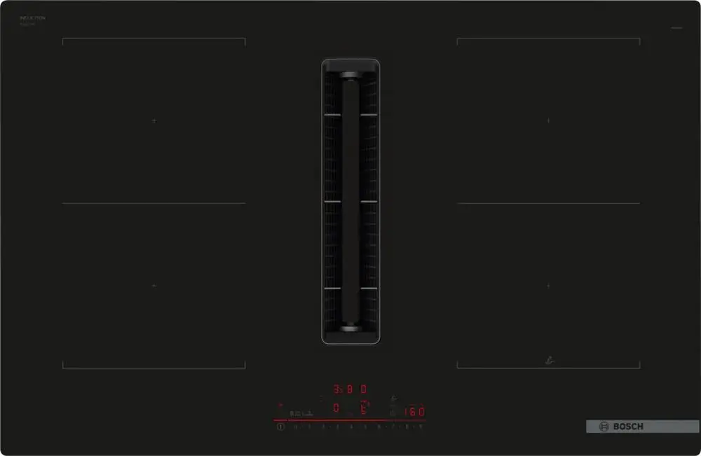 Bosch Ugradna ploča sa integrisanim aspiratorom PVQ811H26E, Crna