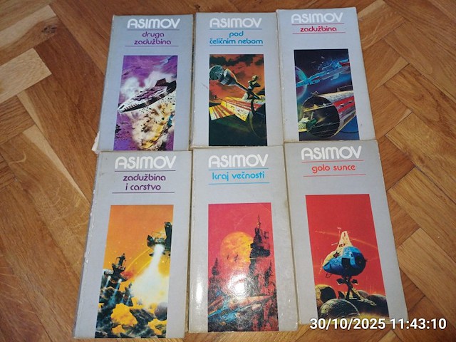 ISAK ASIMOV,KOMPLET, 1-6