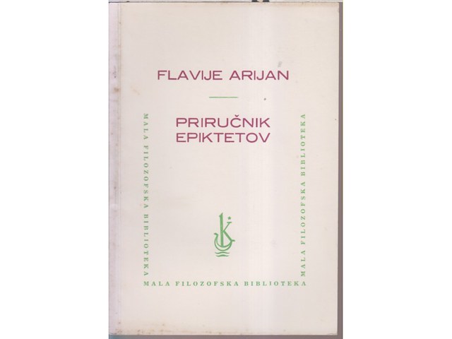 ARIJAN / PRIRUČNIK EPIKTETOV