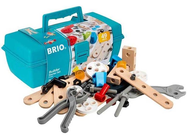 BRIO Builder Početnički set sa alatom u koferu 49 delova 34586