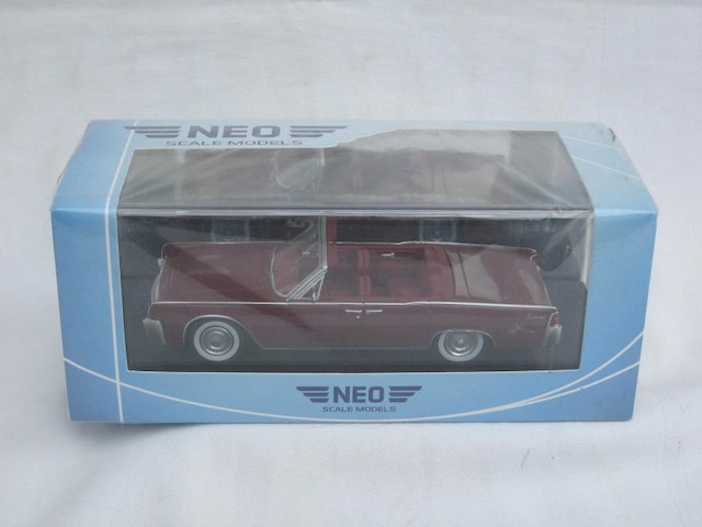 1:43 neo scale lincoln continental convertible