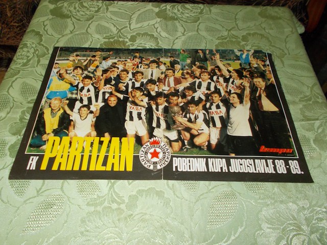 FK Partizan Beograd - Pobednik kupa Jugoslavije 1988/89