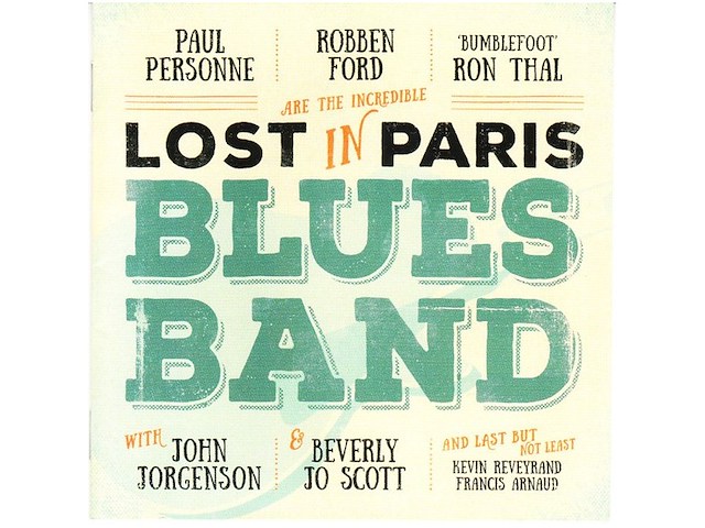 Lost In Paris Blues Band CD