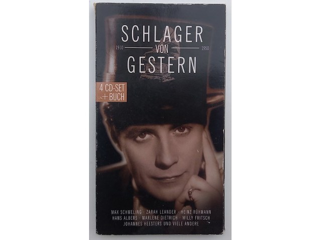 Various – Schlager Von Gestern (1910 - 1950) (4 CD)