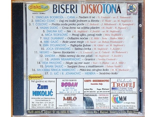 CD folk: V/A - Biseri Diskotona (1999) Šaban, Vida...