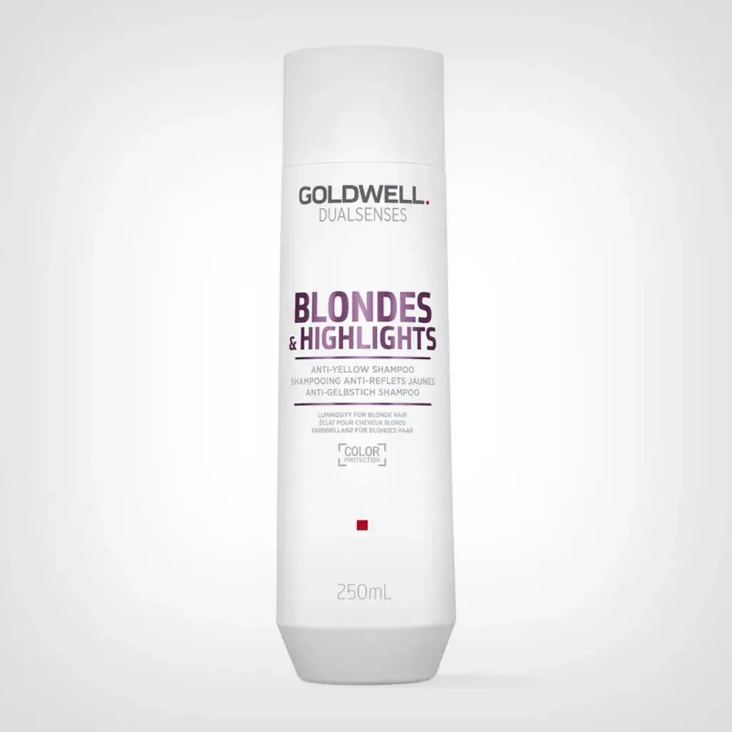 Goldwell Šampon za farbanu i blajhanu kosu Dualsenses Blondes & Highlights Anti-Yellow, 250 ml