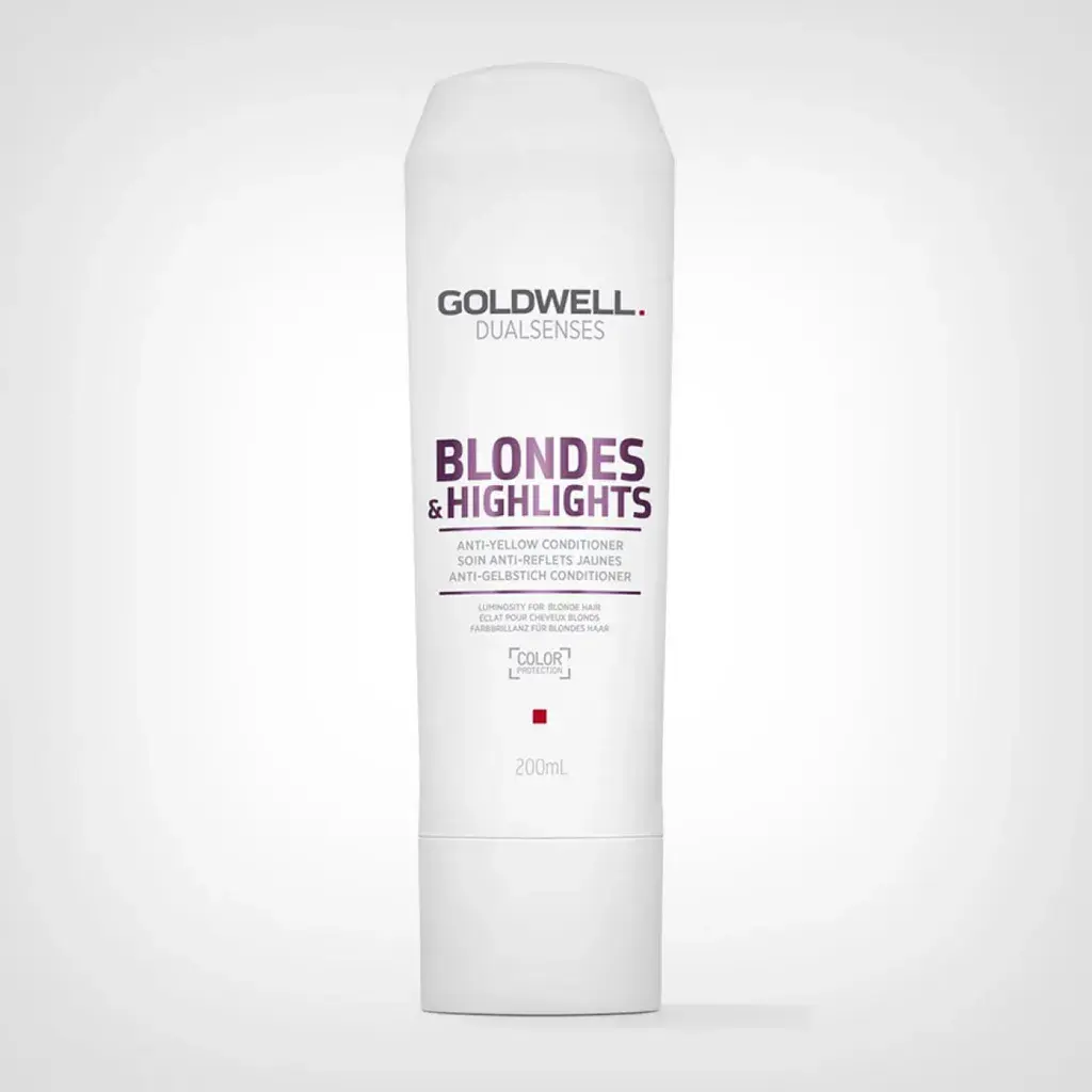 Goldwell Balzam za farbanu i blajhanu kosu Dualsenses Blondes & Highlights Anti-Yellow, 200 ml