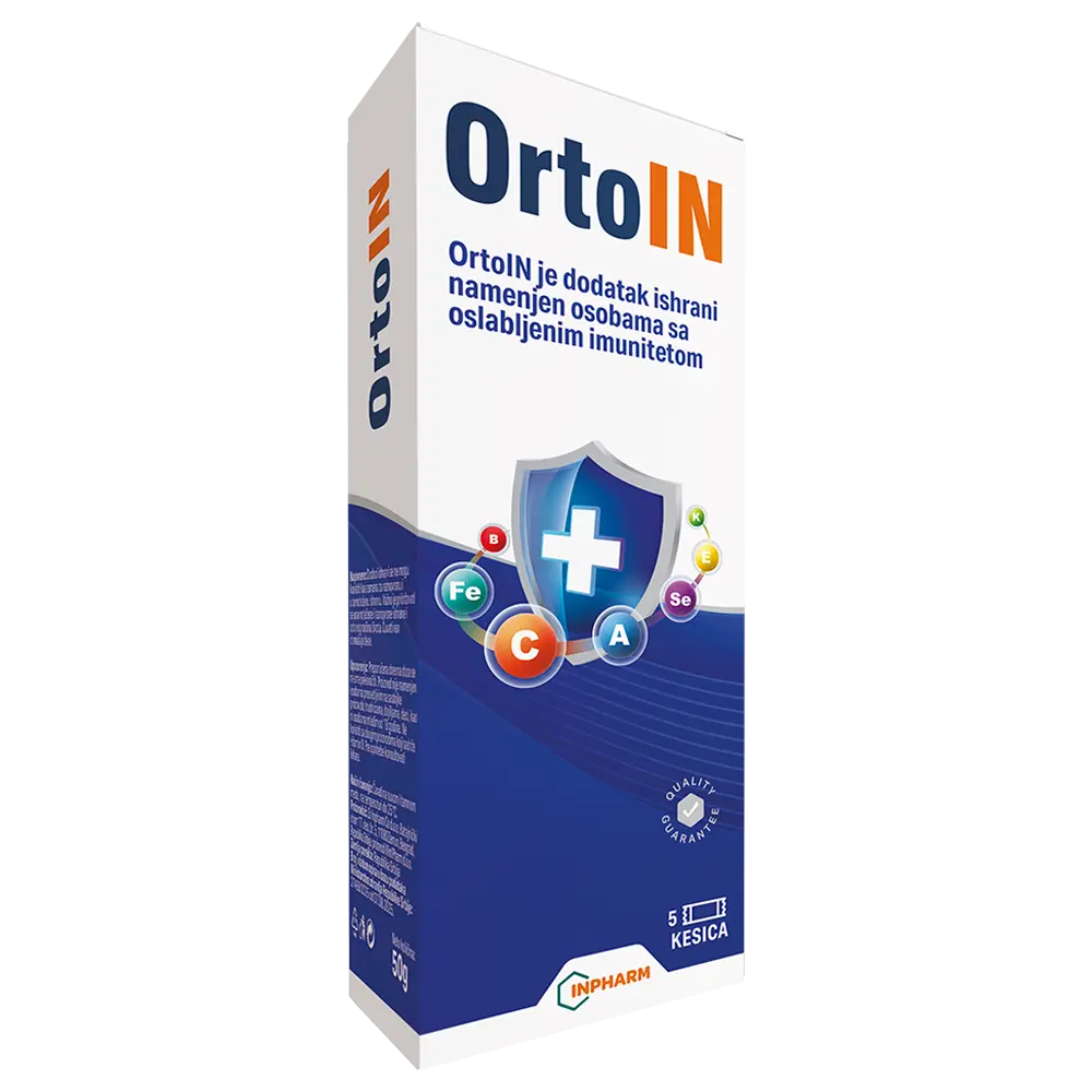 OrtoIN, Inpharm, za imunitet i prehladu, 5 kesica