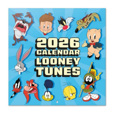 Zidni kalendar 2026 - Looney Tunes, 30x30 cm