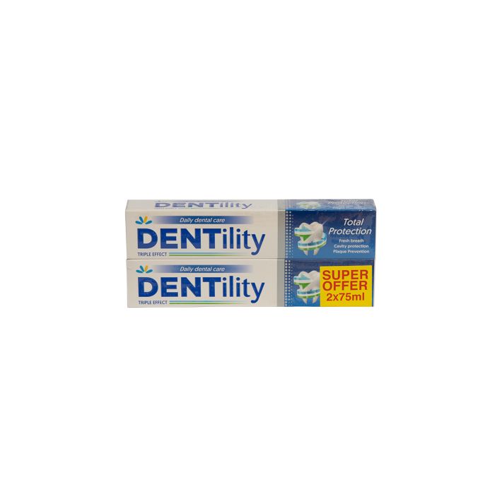 Dentility total protection pasta za zube 2x75ml