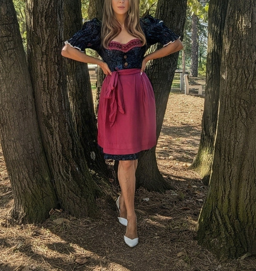 Dirndl gothic haljina, vel. 44/46