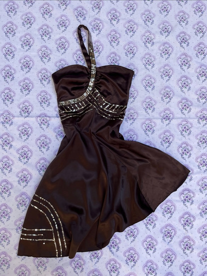 .   ݁ ˖NICHE braon y2k dress SNIZENA