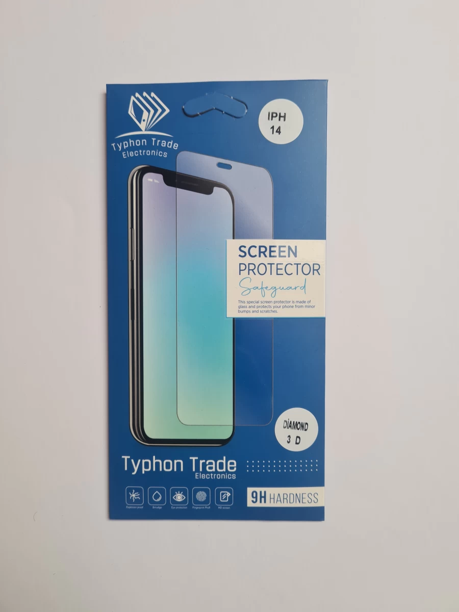 iPhone 14 Diamond 3D Fullcover Antistatic zaštitno staklo