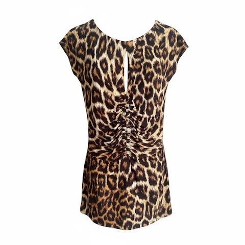 Just Cavalli leopard bluza sa izrezom M