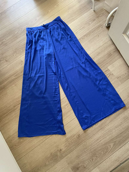 MANGO royal blue palaco pantalone