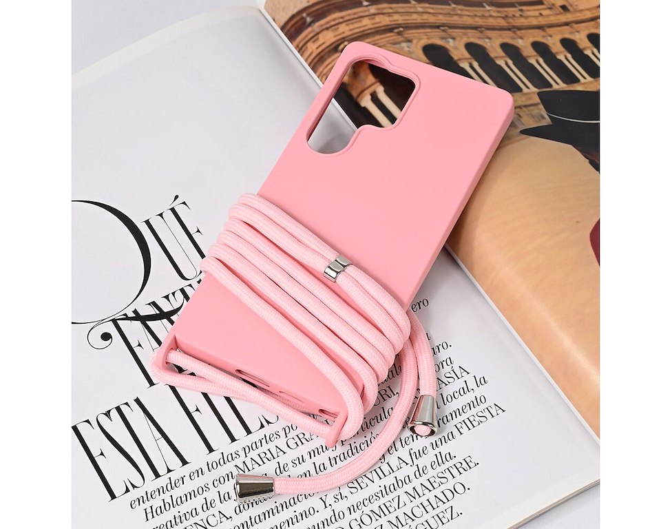 Futrola Crossbody - Samsung S938 Galaxy S25 Ultra roze