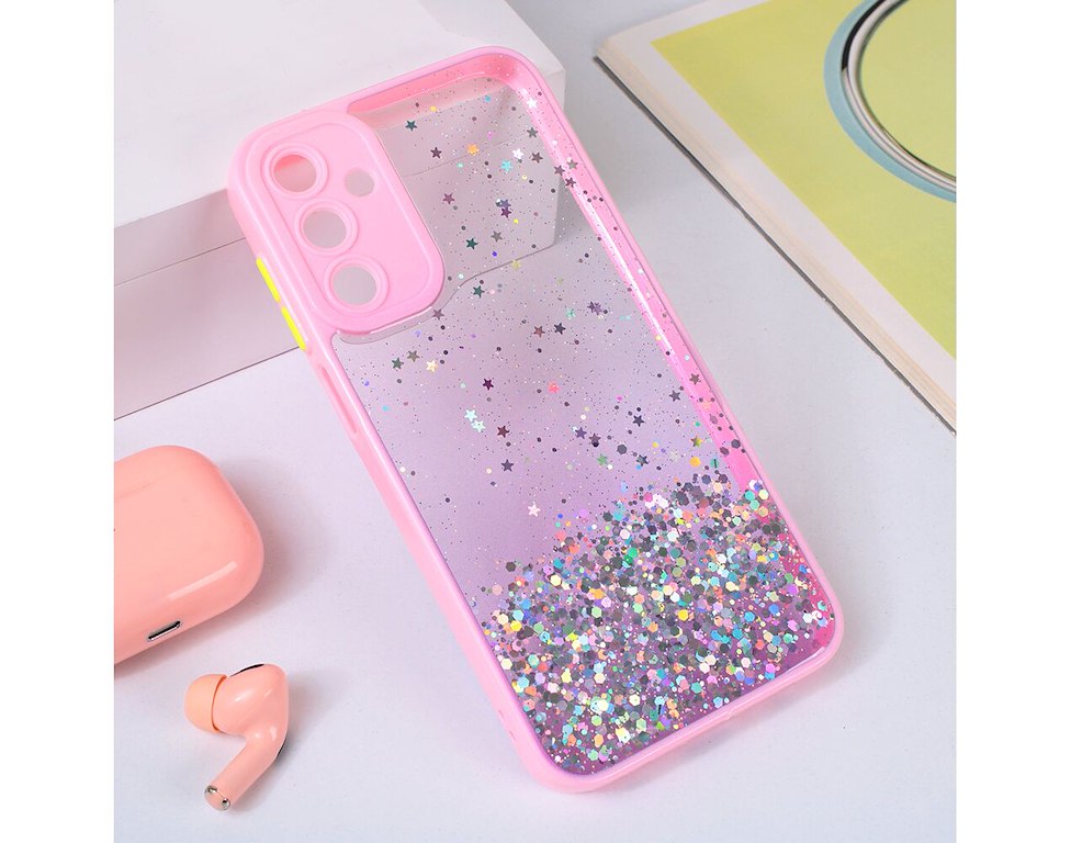Futrola Frame Glitter - Samsung A156 Galaxy A15 5G roze
