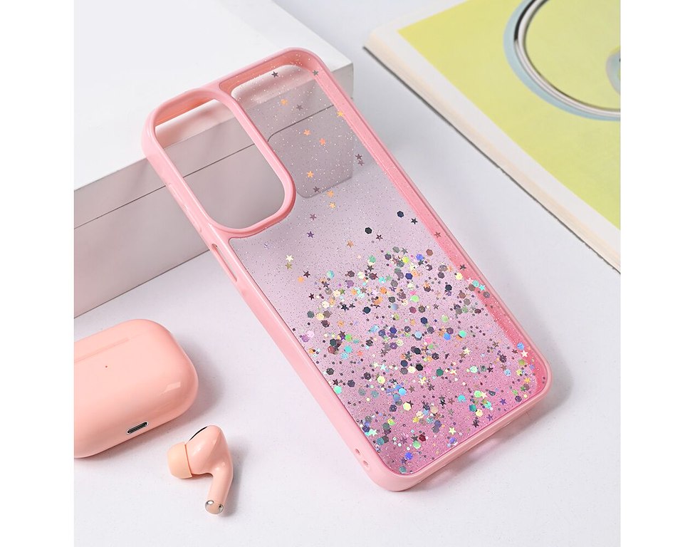 Futrola Frame Glitter - Samsung A165F Galaxy A16 roze
