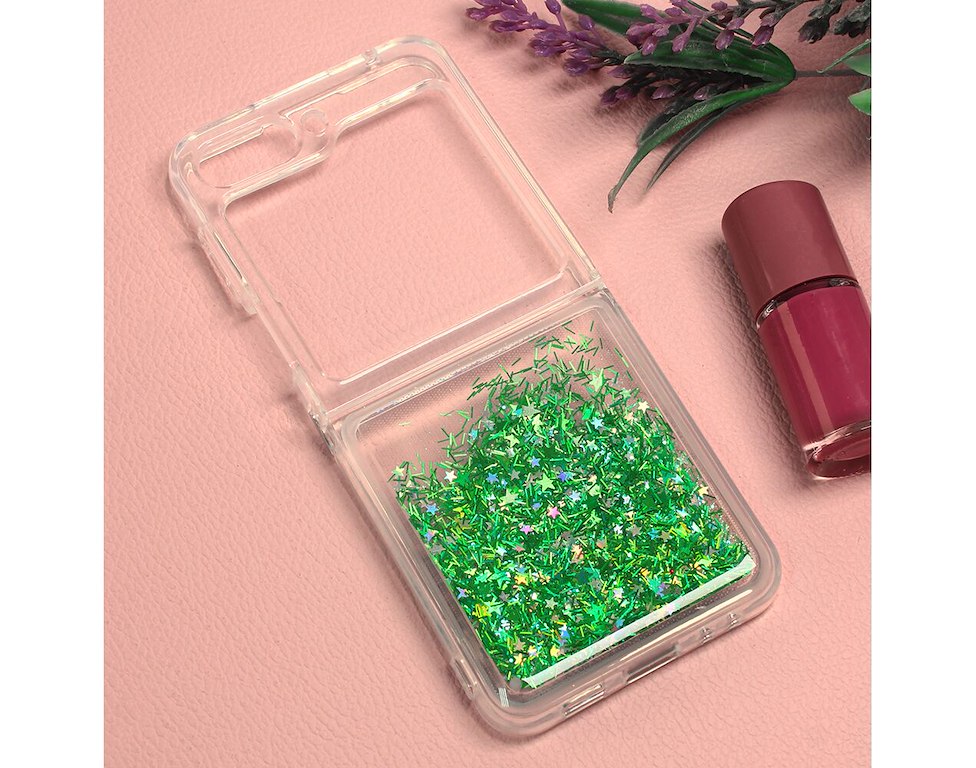 Futrola Glitter - Samsung F731B Galaxy Z Flip 5 5G zelena