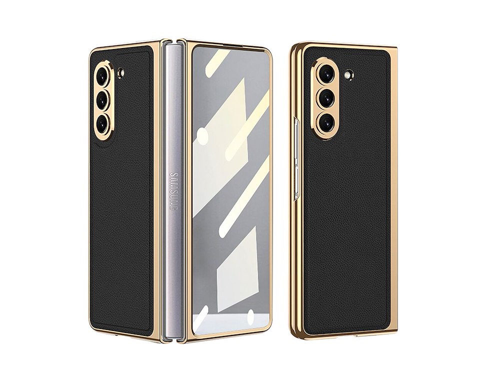 Futrola GOLD LINE - Samsung F946 Galaxy Z Fold 5 5G crna (GKK case) (MS)
