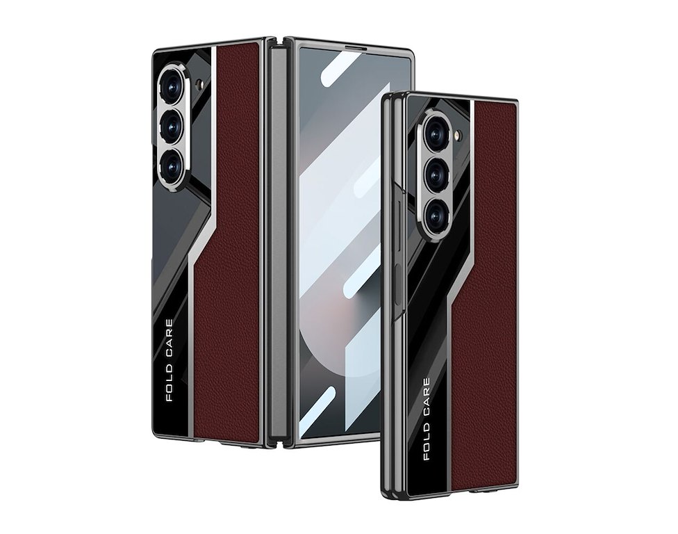 Futrola LEATHER STYLE - Samsung Galaxy Z Fold 6 5G crvena (GKK case) (MS)