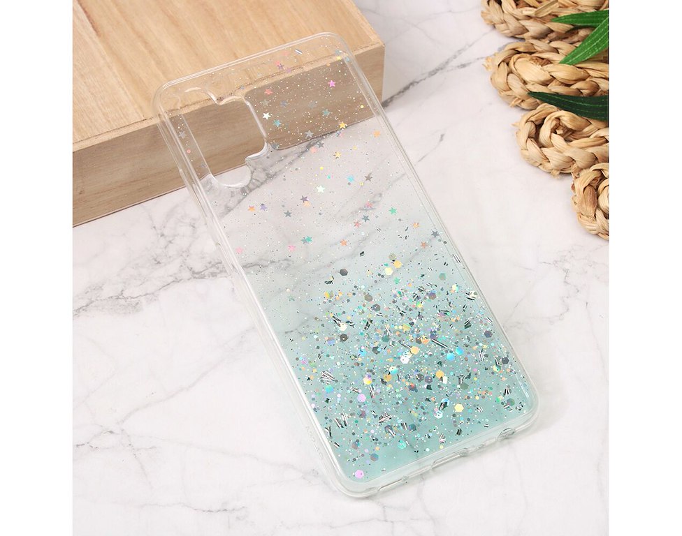 Silikonska futrola Glitter - Samsung A325 Galaxy A32 4G (EU) mint
