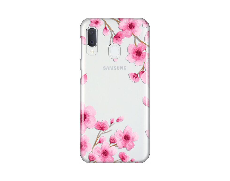 Silikonska futrola PRINT Skin - Samsung A202 Galaxy A20E Rose flowers