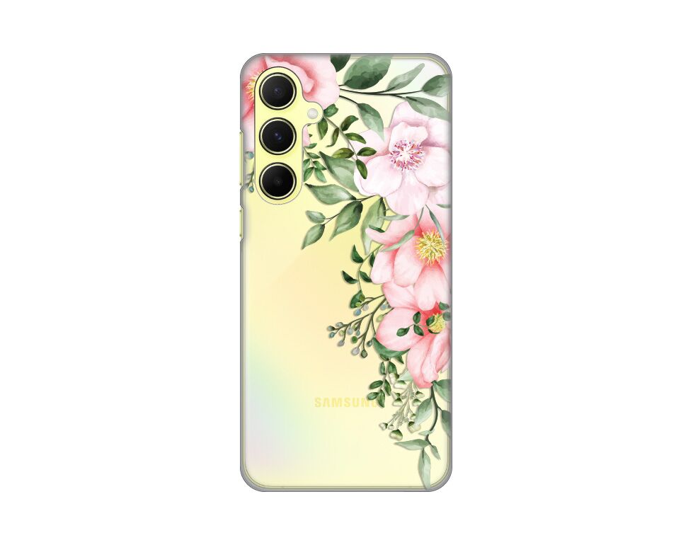 Silikonska futrola PRINT Skin - Samsung A556 Galaxy A55 5G Gentle Rose Pattern