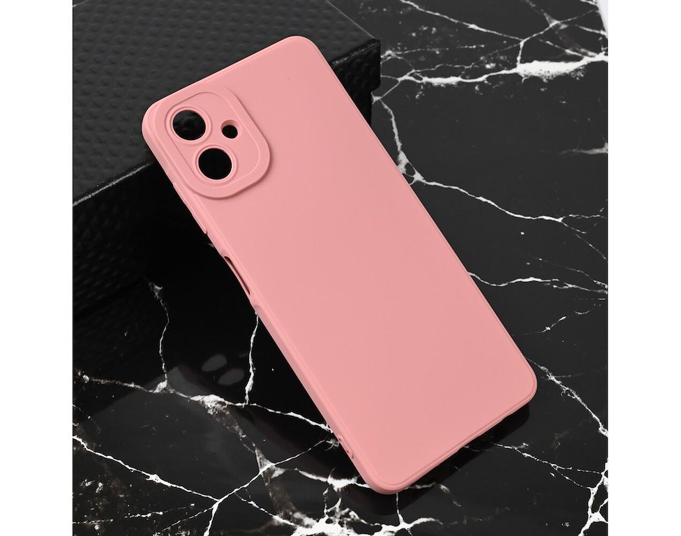 Silikonska futrola Teracell Giulietta - Samsung A065F Galaxy A06 mat tamno roze