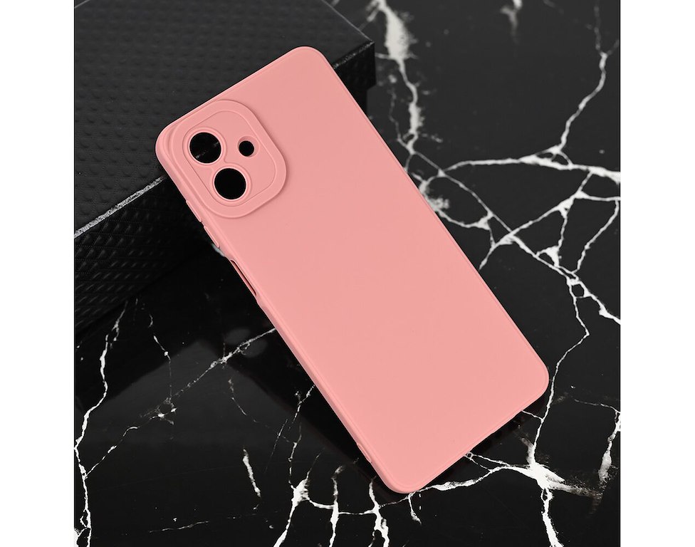 Silikonska futrola Teracell Giulietta - Samsung A075F Galaxy A07 mat tamno roze