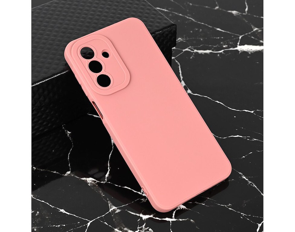 Silikonska futrola Teracell Giulietta - Samsung A175 Galaxy A17 mat tamno roze