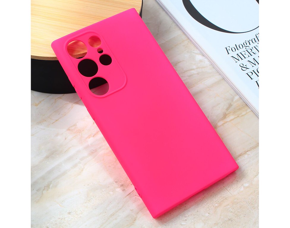 Silikonska futrola Teracell Giulietta - Samsung S928B Galaxy S24 Ultra mat pink