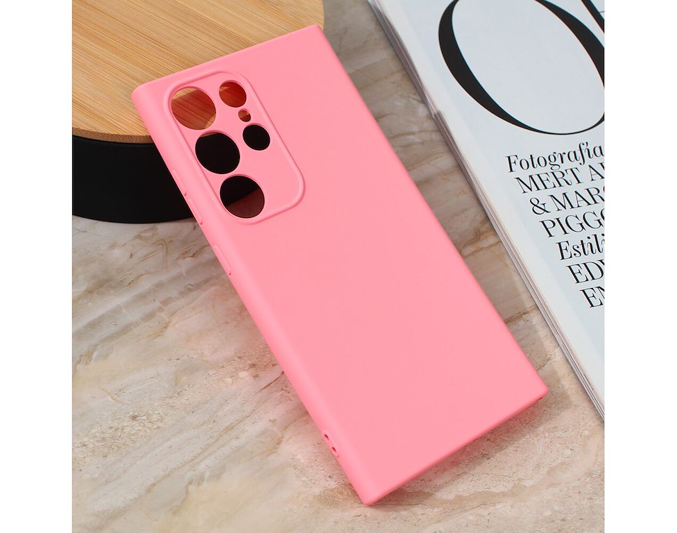 Silikonska futrola Teracell Giulietta - Samsung S928B Galaxy S24 Ultra mat roze