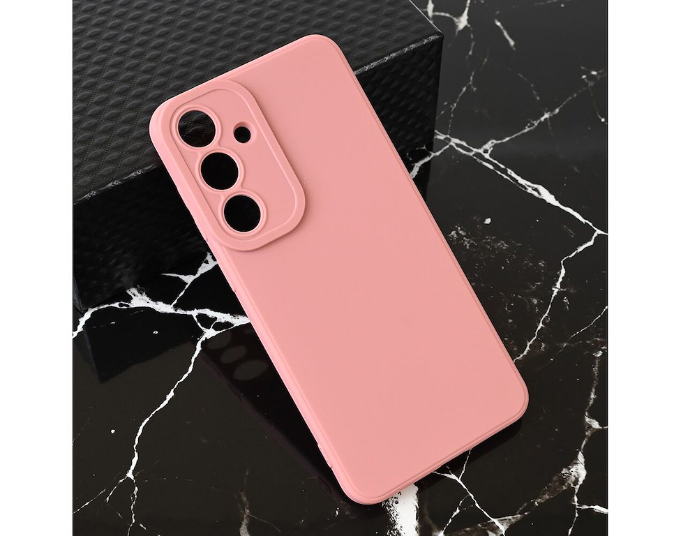 Silikonska futrola Teracell Giulietta - Samsung S936 Galaxy S25 Plus mat tamno roze
