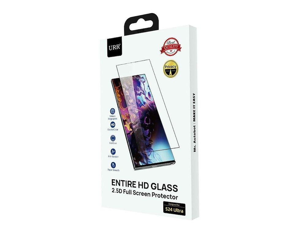 Zastitna folija za ekran GLASS ENTIRE 2.5D - Samsung S921 Galaxy S24 5G (MS)