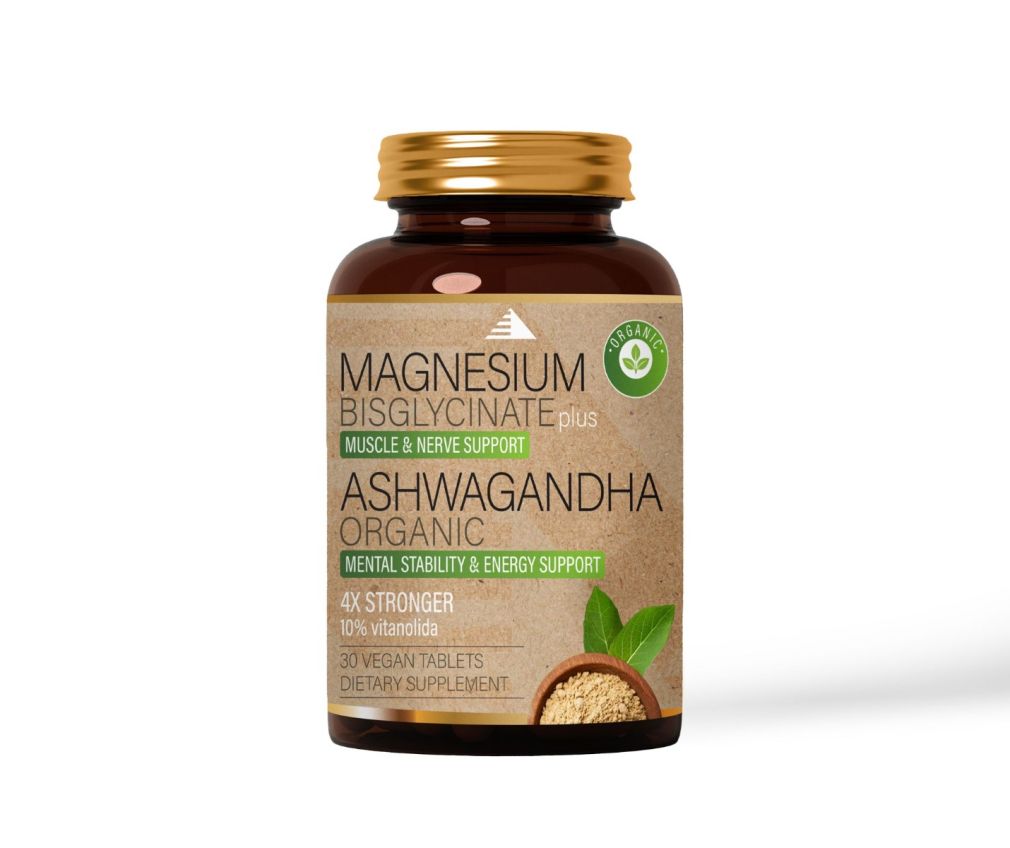Magnesium Bisglycinate plus Ashwagandha Organic