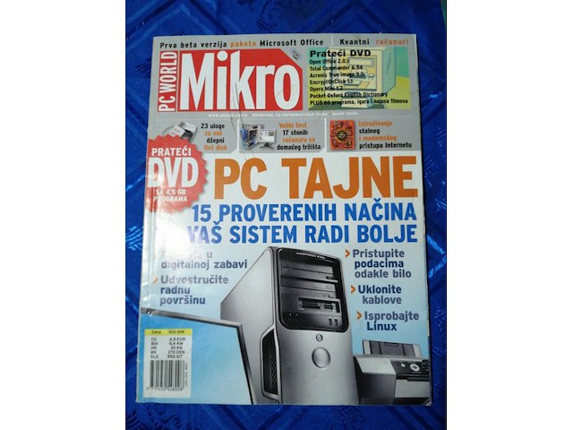 PC WORLD MIKRO, MART 2006.